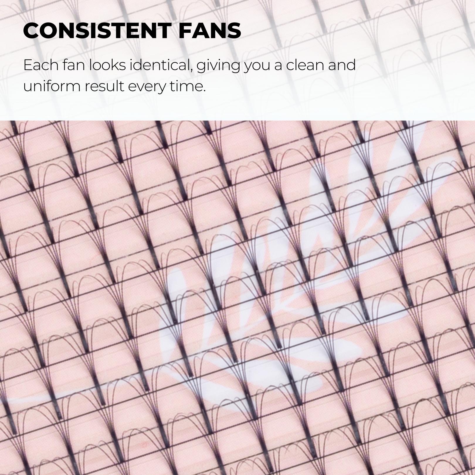 5D Premade Volume Fans Ultra Dark Long Stem – Lash Jungle